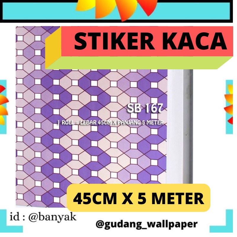 Jual SB 167 STIKER KACA SUNBLAST UK LEBAR 45CM X PANJANG 5 METER STICKER KACA SUNBLAST ...