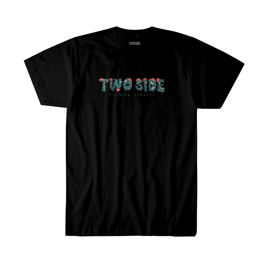 Jual Two Side T-shirt Baju Kaos Zombie Font | Shopee Indonesia