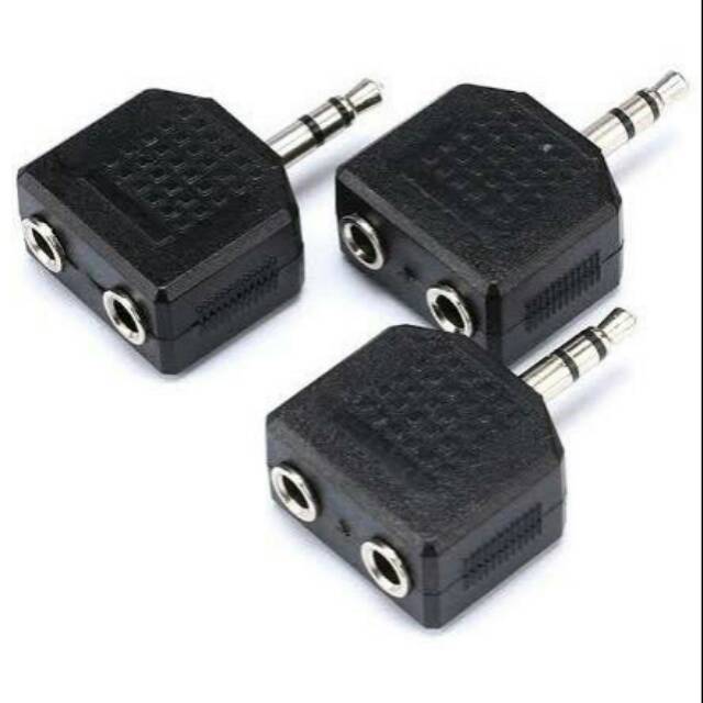 Jual Jack Audio Splitter 3,5mm / Sambungan Jack mini /Splitter jack ...