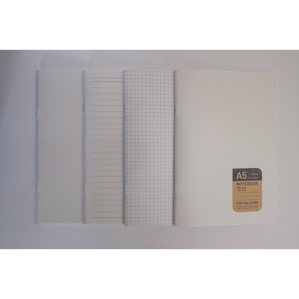 Jual Notebook A5 Grid/Dotted/Lined/Plain (Kotak-kotak/Titik/Garis/Polos ...