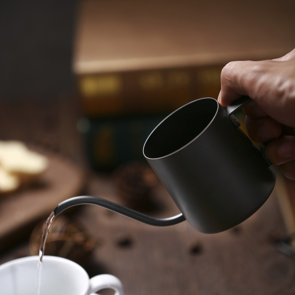 Jual Kettle Gooseneck - Teko Leher Angsa 350ml - Black | Shopee Indonesia