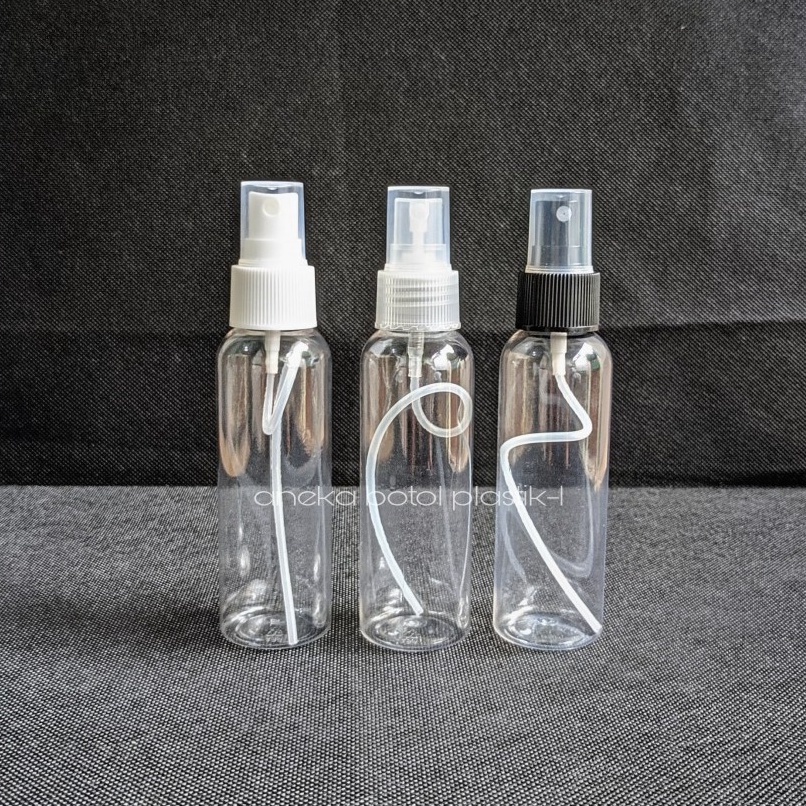Jual Botol Spray 100ml Plastik Sprai Semprot 100 ml Pet Tebal Warna ...