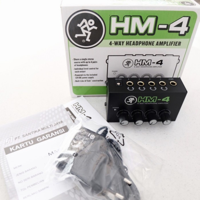 Jual POWER AMPLIFIER MACKIE HM4 HEADPHONE AMPLI MACKIE HM 4 ORIGINAL ...