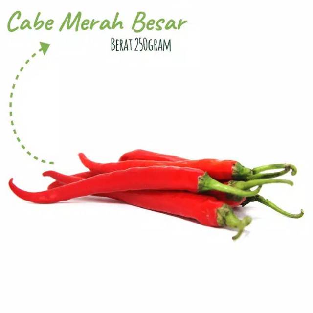 Jual Cabe Merah Besar / berat 250 gram | Shopee Indonesia
