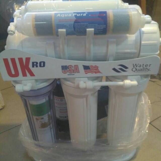 Jual Mesin RO 800 GPD Revese Osmosis UK 800Gpd Dengan 6 Step Filtering ...