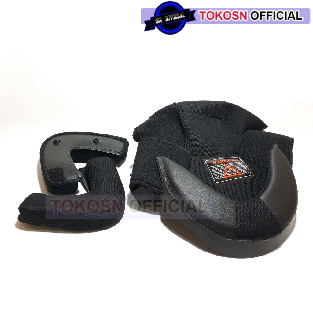 Jual Busa pipi samping helm MDS Projet 2 Project 2 Fullset set kancing ...