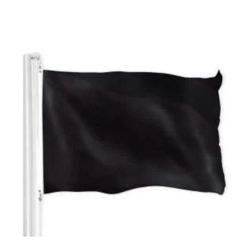 Jual bendera polos hitam 163x105cm,bendera hitam,bendera polos terlaris ...