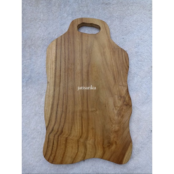 Jual TALENAN BESAR UKURAN 40x24 KAYU JATI BUAT MEMOTONG DAGING BUAH ...