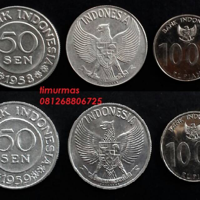 Jual Uang Kuno Koin 50 Sen 1958 / 1959 | Shopee Indonesia