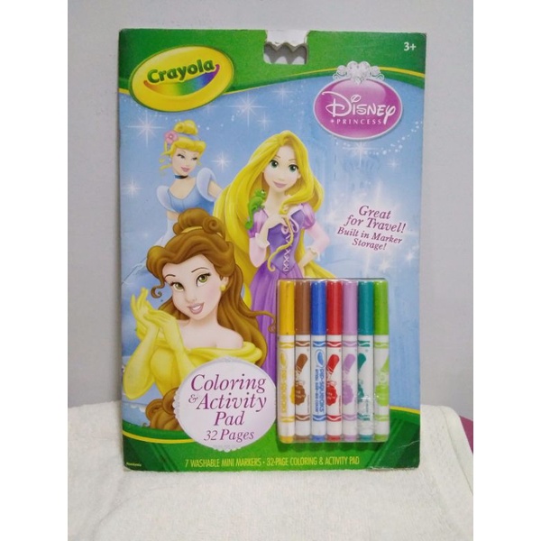 Jual Crayola Disney Princess Coloring & Activity Pad - Buku Mewarnai ...