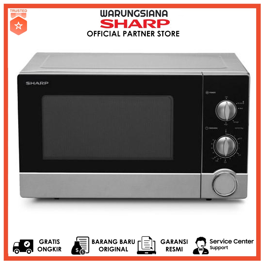 Jual SHARP Microwave Oven R-21D0(S)IN 23L - GRATIS ONGKIR | Shopee ...