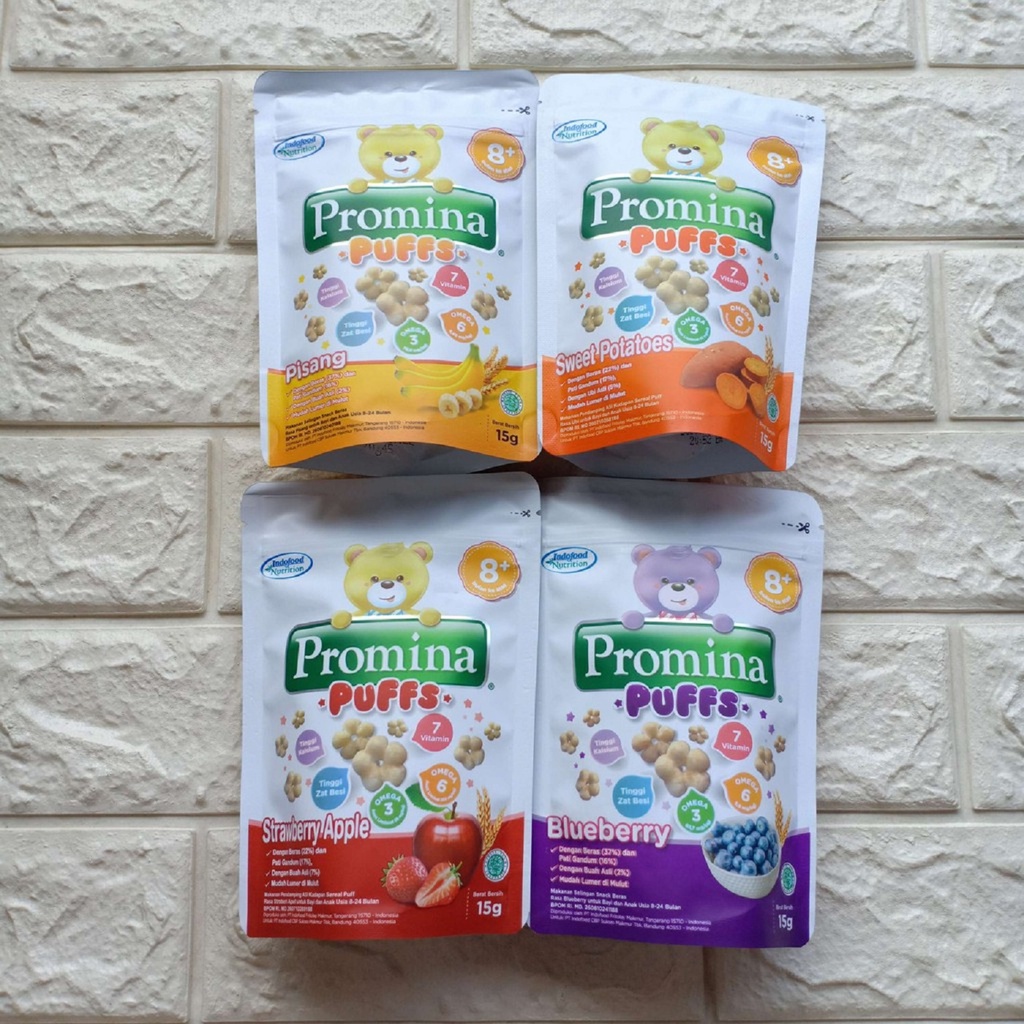 Jual Snack Biskuit Baby Promina Puffs 8 bulan | Shopee Indonesia