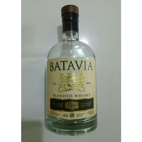 Jual Botol bekas miras Batavia Whisky 700 ml | Shopee Indonesia