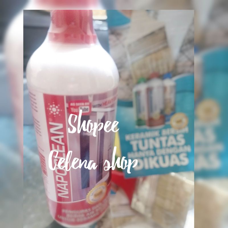 Jual Gratis Kuas. Pembersih keramik Napoclean isi 1 liter | Shopee ...