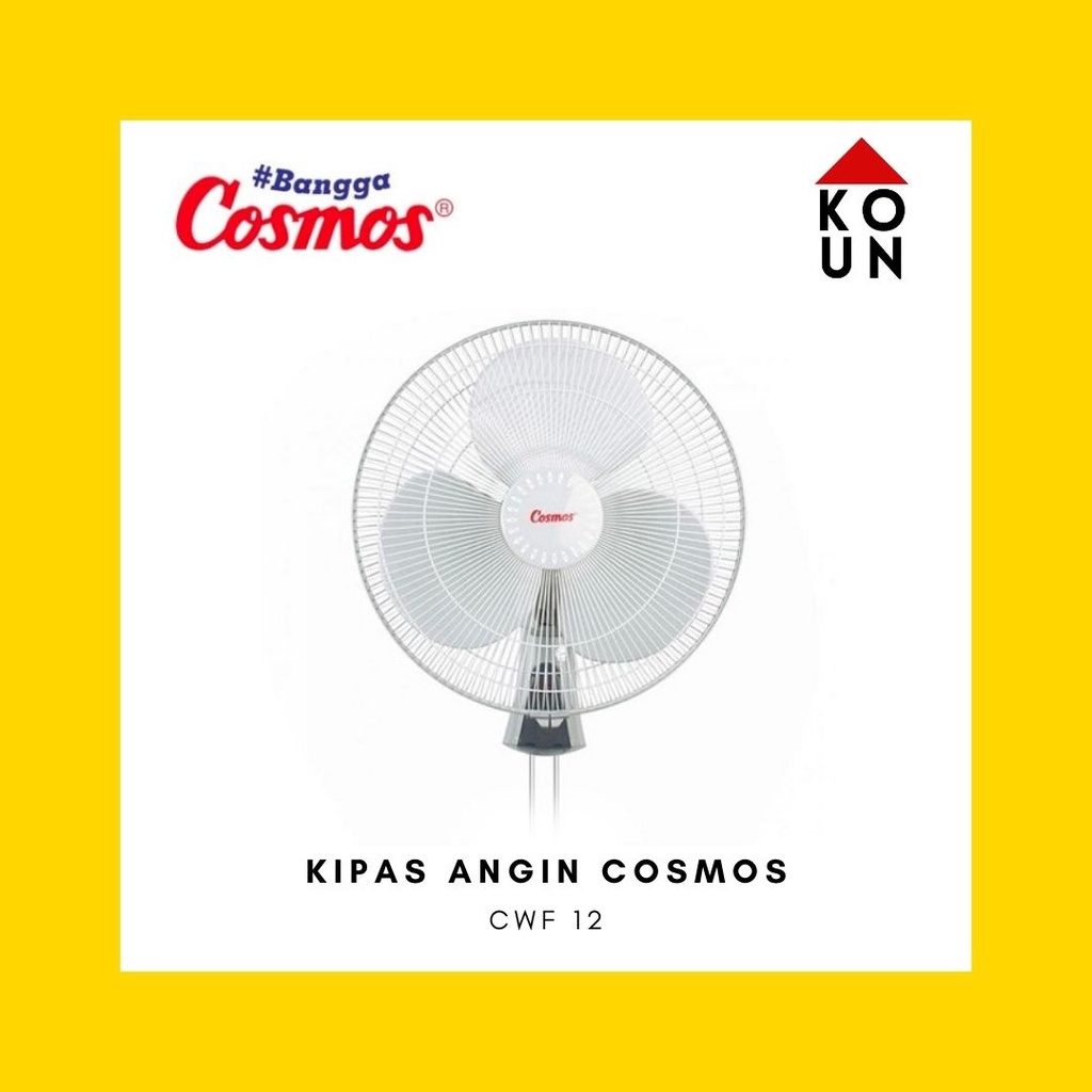 Jual (COD READY) Kipas Angin Dinding Wall Fan Cosmos 12 Inch 12 CWF ...