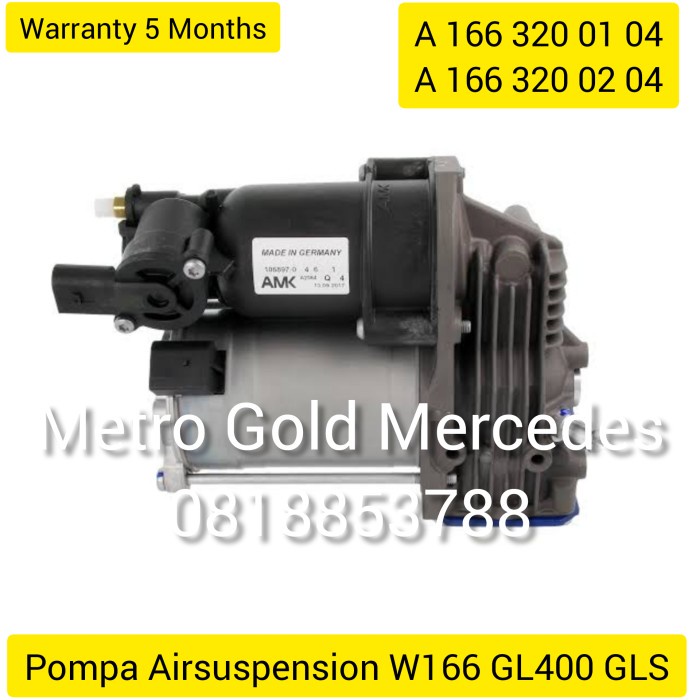 Jual Compressor Airsuspension W166 W164 ML GL GLS Mercedes Benz ...