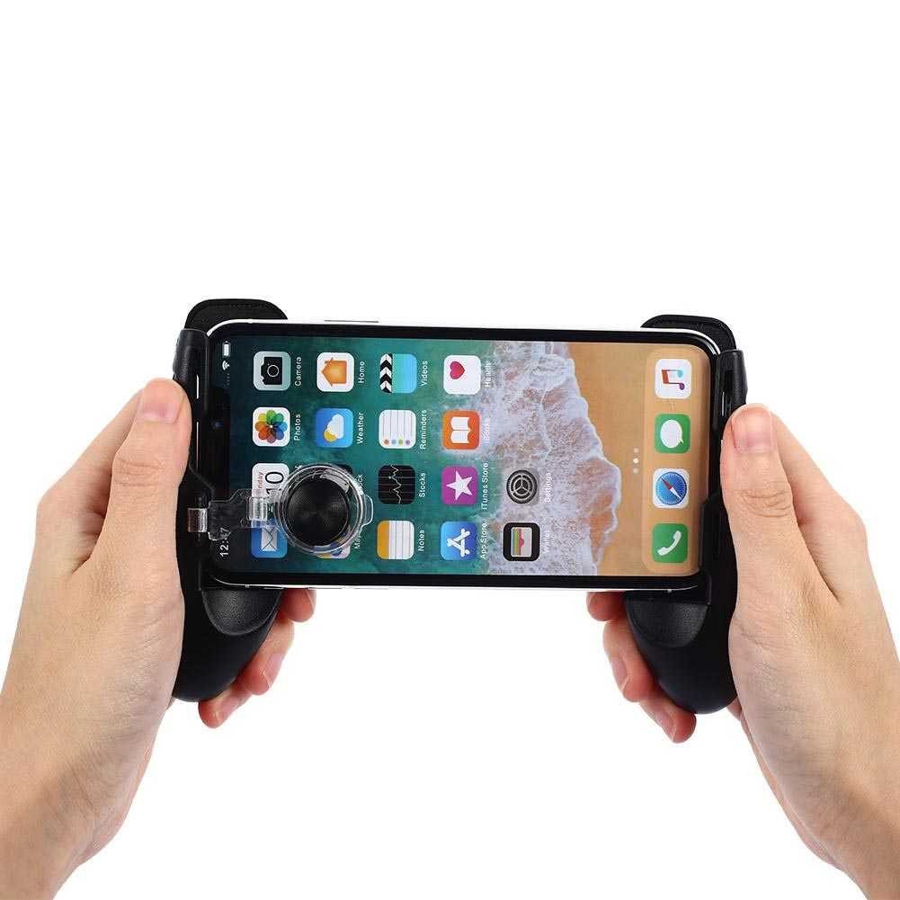 Jual Smartphone Gamepad Hand Grip Holder with Stand & Joystick - JL01 ...
