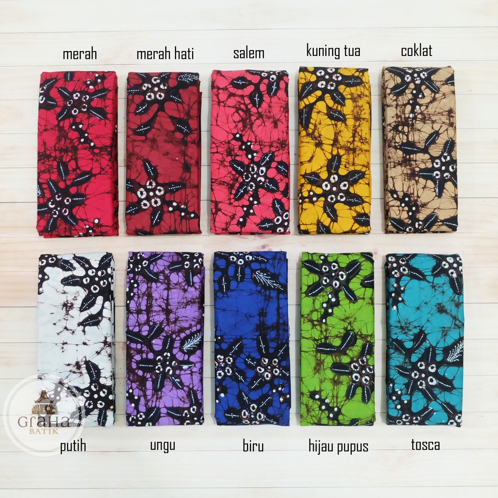 Jual KAIN BATIK TULIS BAKARAN ASLI PATI BAHAN KATUN PREMIUM SEMANGGI 1 ...