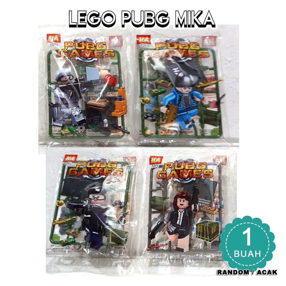 Jual Mainan anak mini figure rakit Tentara pack Mika - acak - Brick ...