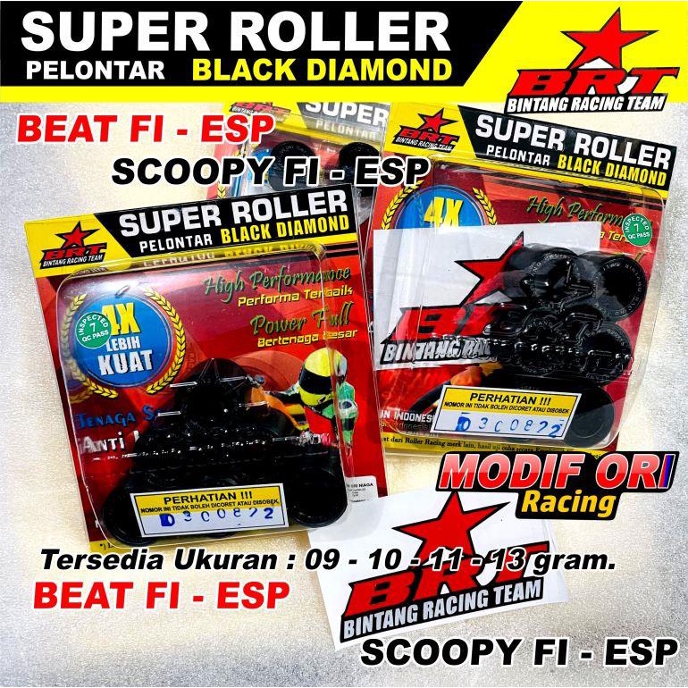 Jual BRT - Roller Beat Fi Racing - Roller Black Diamond BRT Racing ...