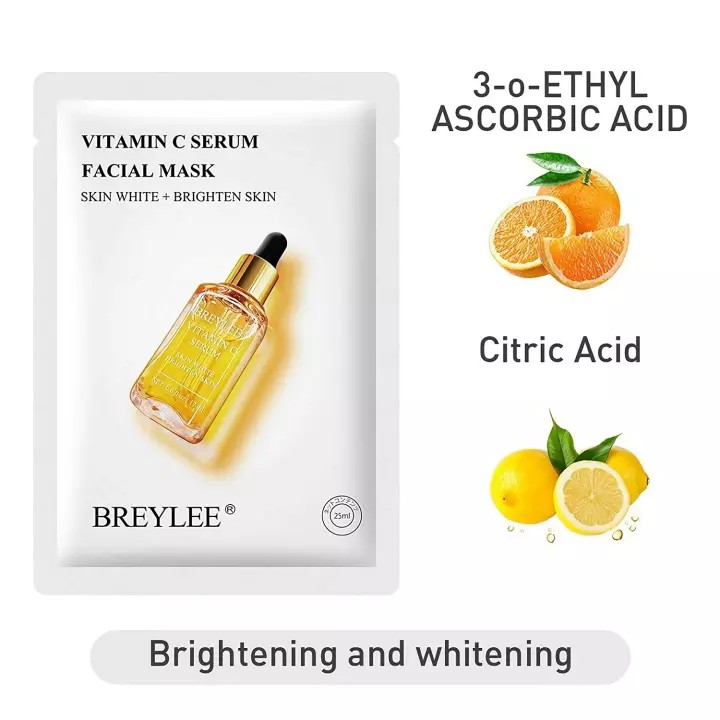 Jual BREYLEE Sheet Mask Vitamin C/ Mencerahkan Kulit Wajah / bpom ...