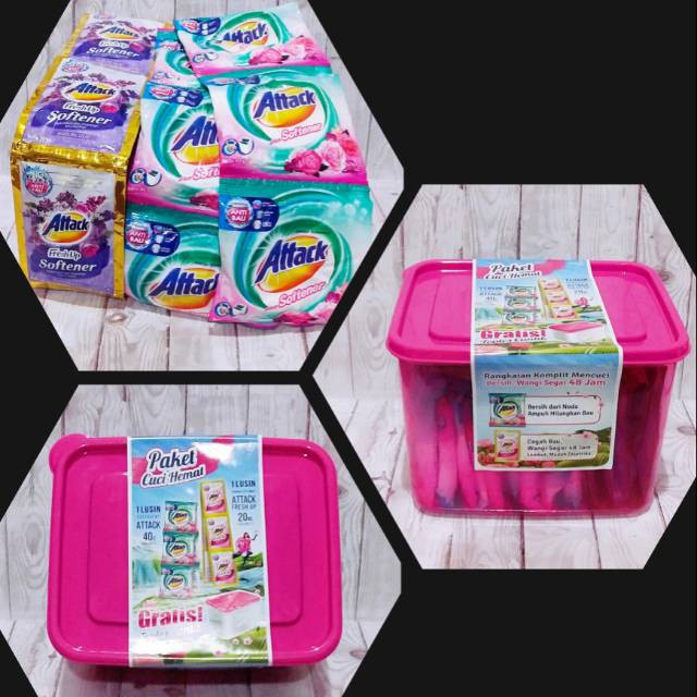 Jual BANDED Attack Fresh Up 20ml + Attack Plus Softener 20gr FREE ...