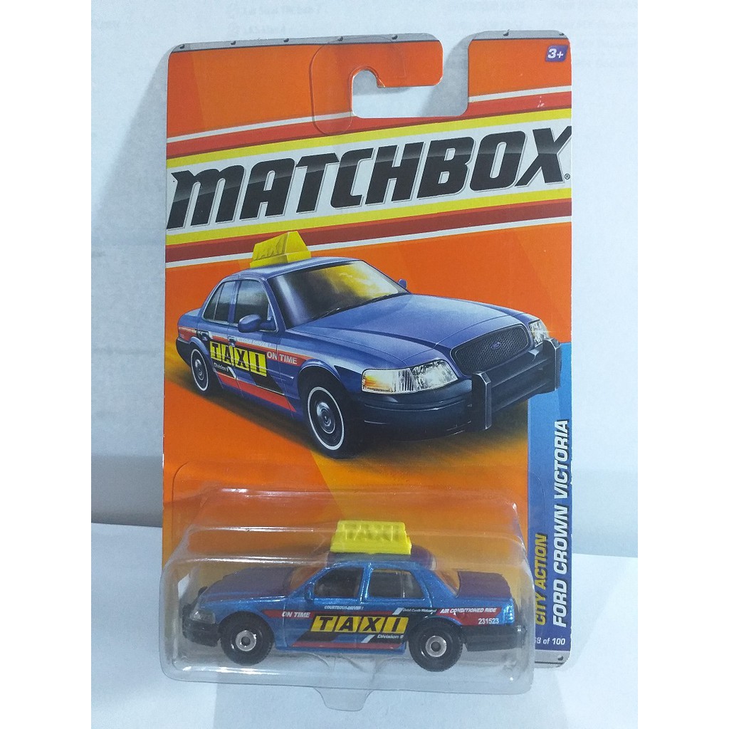 Jual MATCHBOX TAXI FORD CROWN VICTORIA BIRU | Shopee Indonesia