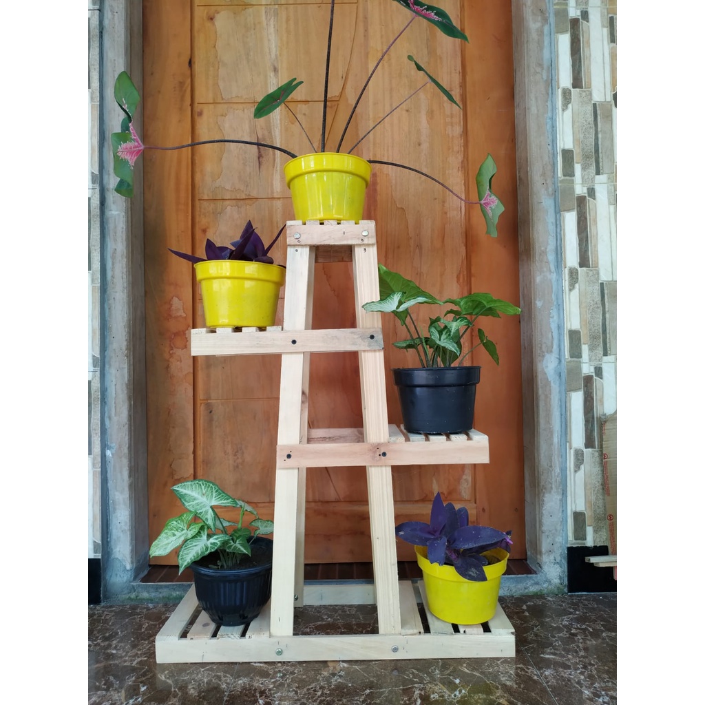 Jual RAK BUNGA / RAK HIASAN SERBA GUNA Model ZIG-ZAG | Shopee Indonesia