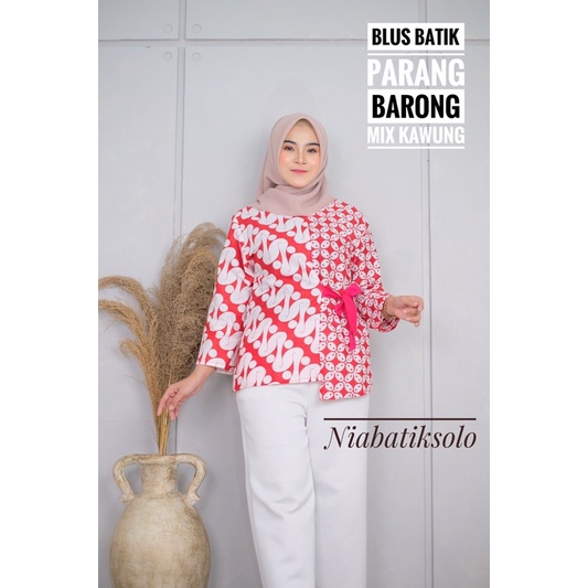 Jual BLUS BATIK PARANG MIX KAWUNG | Shopee Indonesia