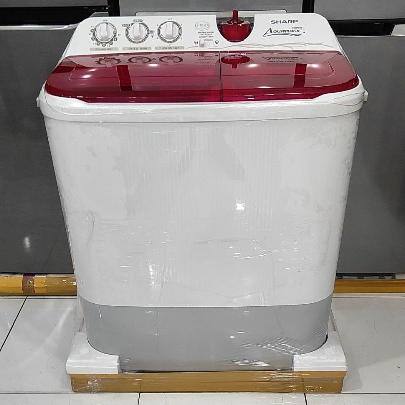 Jual Mesin Cuci 2 Tabung SHARP ES-T1070SJ 10KG / ES-T1270SJ 12KG Super ...