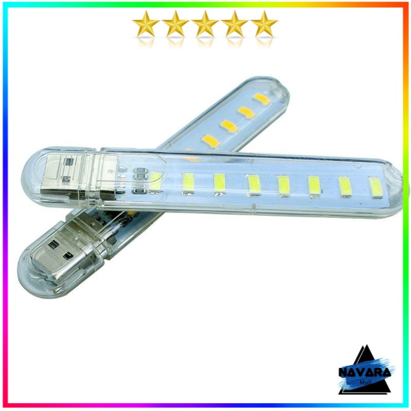Jual USB Led 8 Titik SMD 5730 Lilin Lampu Dengan Power Bank Lampu ...