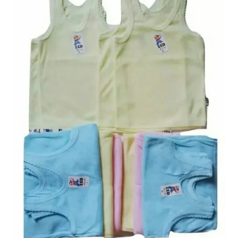 Jual Singlet bayi warna warni / Kaos dalam murah isi 6 pacs SNI ...