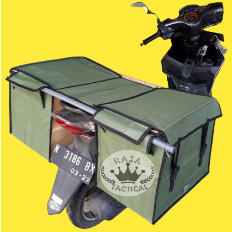Jual Tas Motor Anti Air Tebal Kuat Tas Obrok Pos Kurir Keranjang Motor ...