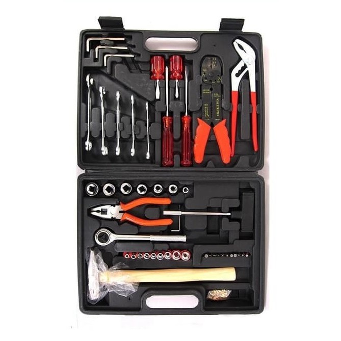 Jual Tool kit 100 pcs full set Toolset Toolkit Toolbox box perkakas ...