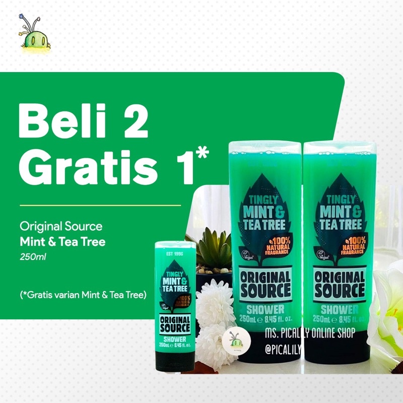 Jual Original Source Body Wash Beli 2 GRATIS 1 Mint Tea Tree | Shopee ...