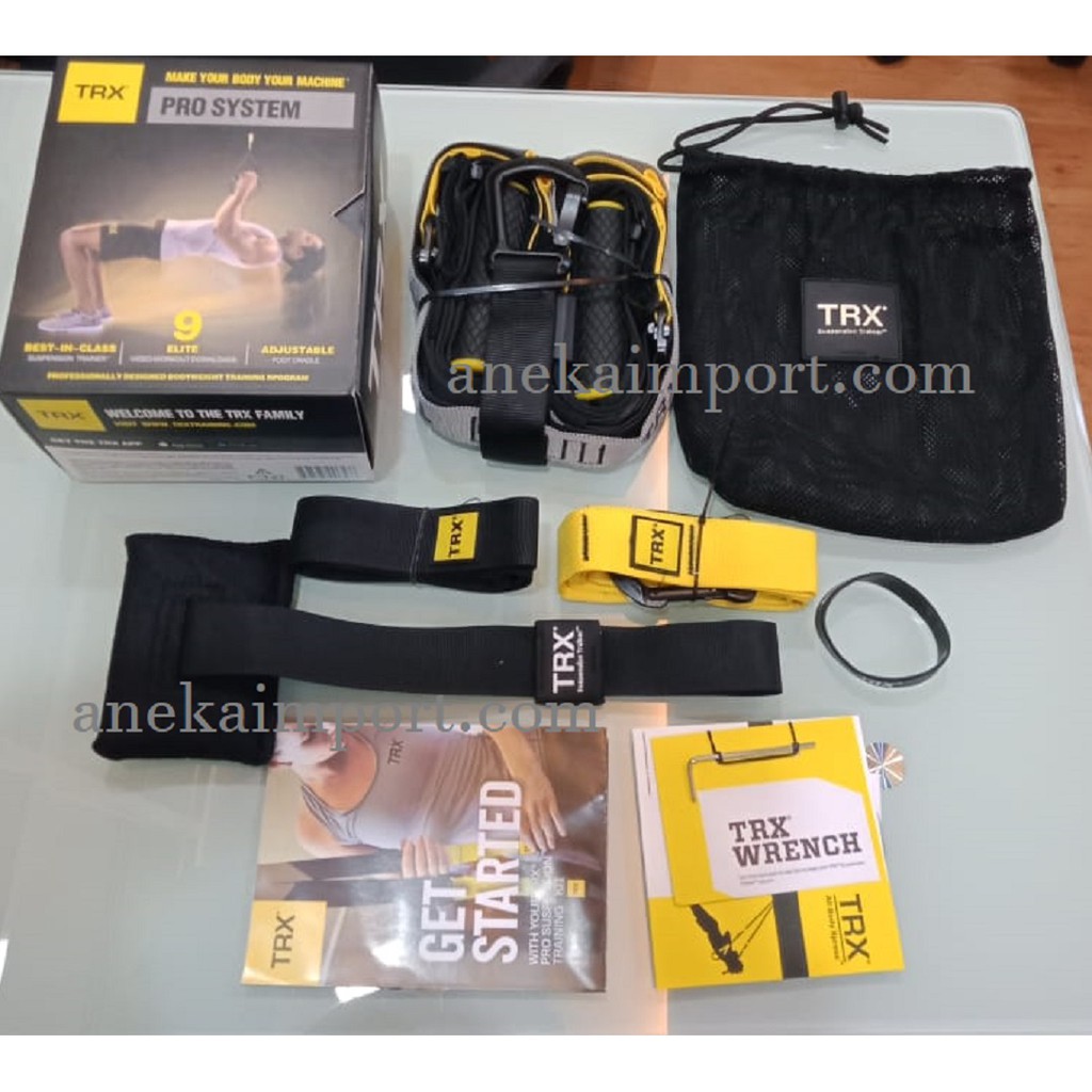 Jual TRX PRO Trainer, Tali TRX Komplit New Version Import | Shopee ...