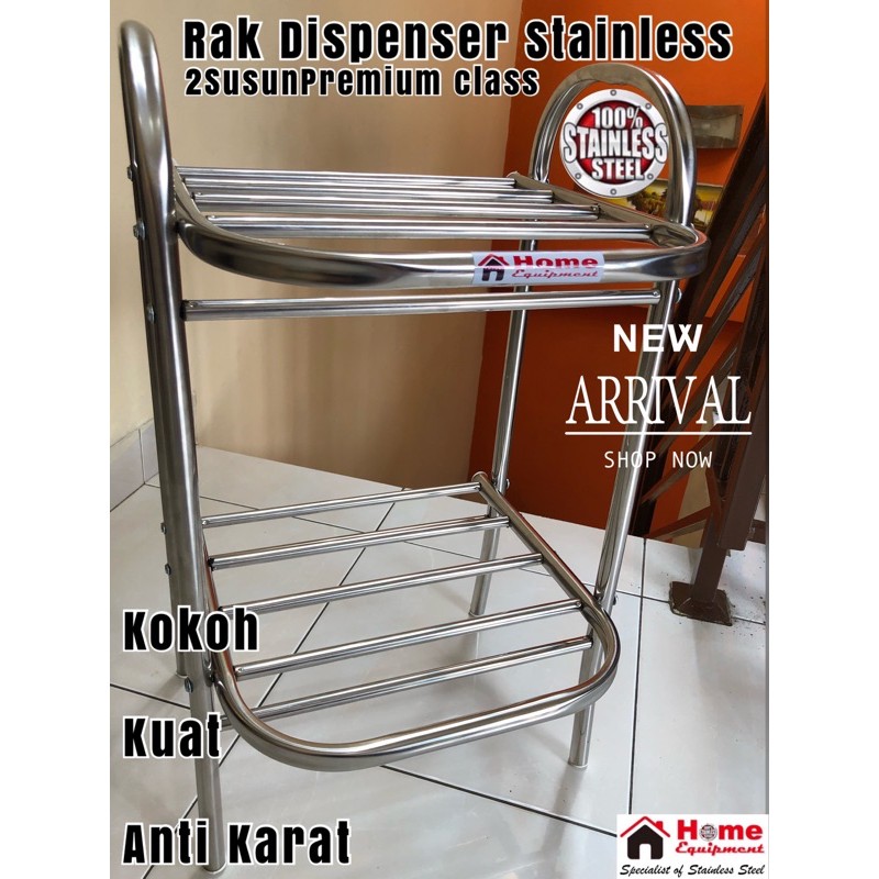Jual RAK DISPENSER STAINLESS RAK GALON AIR STAINLESS RAK RICE COOKER ...