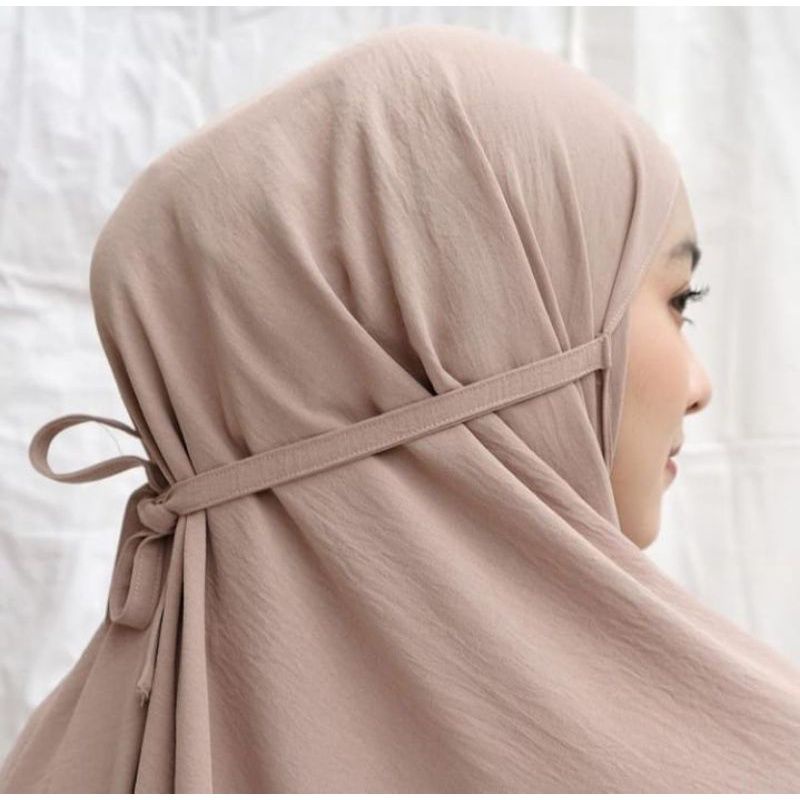 Jual Jilbab Instan Bergo Crinkle Airflow | Hijab Crinkle M | Shopee Indonesia