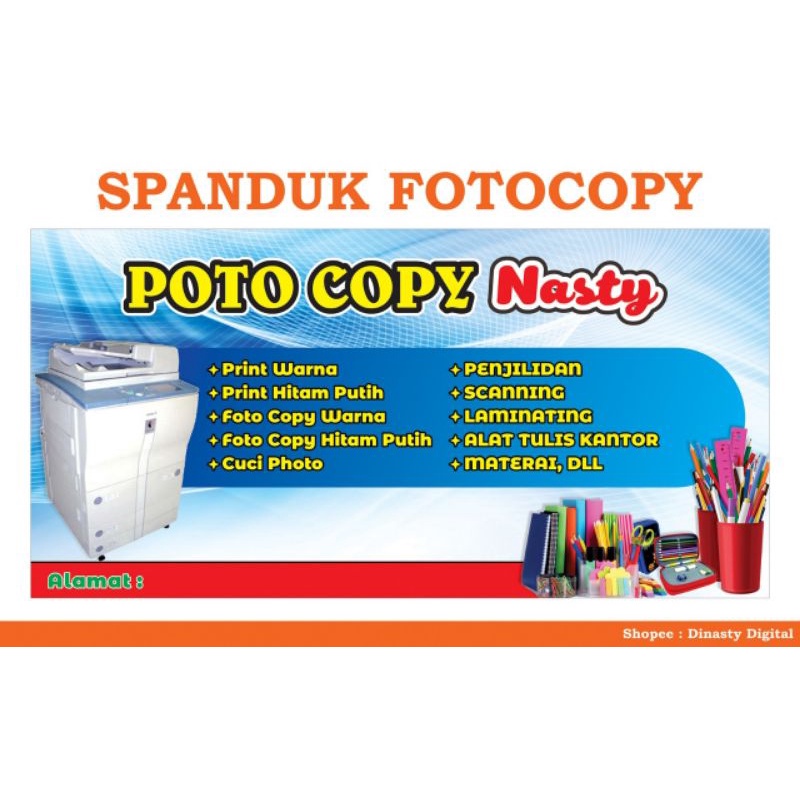 Jual spanduk fotocopy | Shopee Indonesia
