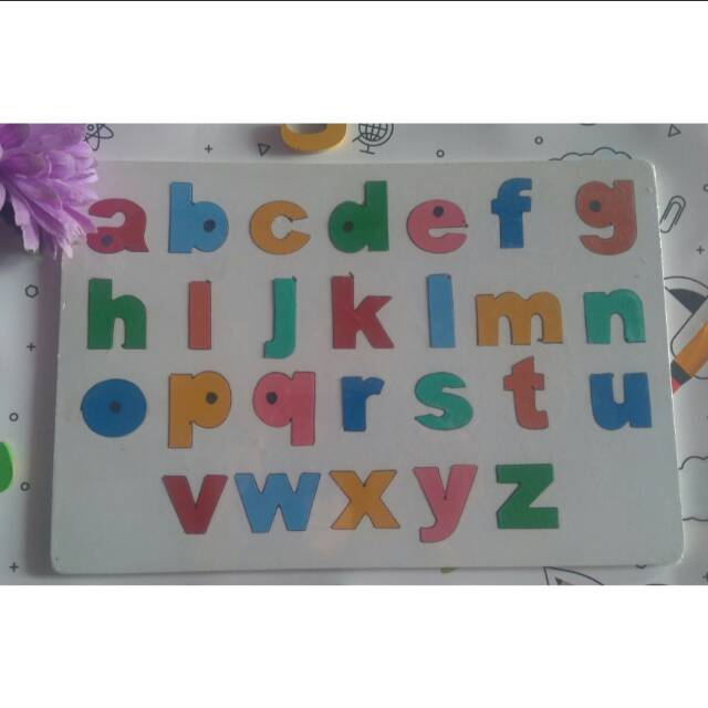 Jual Puzzle alphabet huruf kecil | Shopee Indonesia