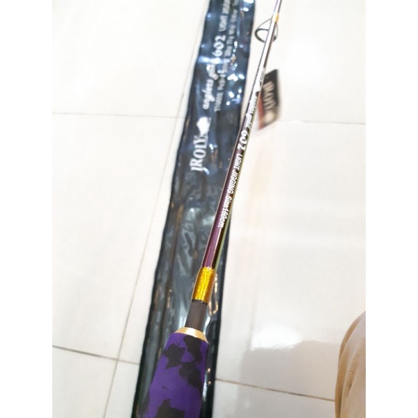 Jual Joran Pancing Jigging Iroly Angler Gokil 602 PE 3-4 Solid Fuji ...