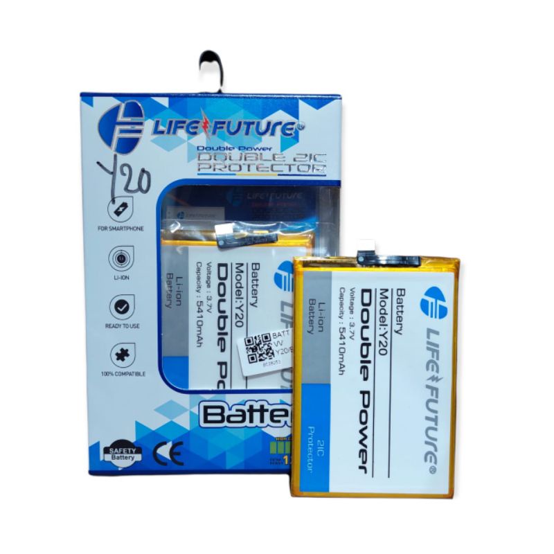 Jual BATRE LF VIVO Y20 / VIVO Y12S B-O5 DOUBLE POWER | Shopee Indonesia