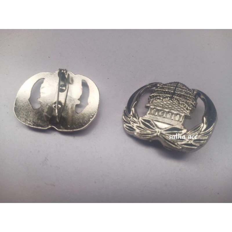 Jual pin bross pin lencana korpri silver peniti/magnetic | Shopee Indonesia