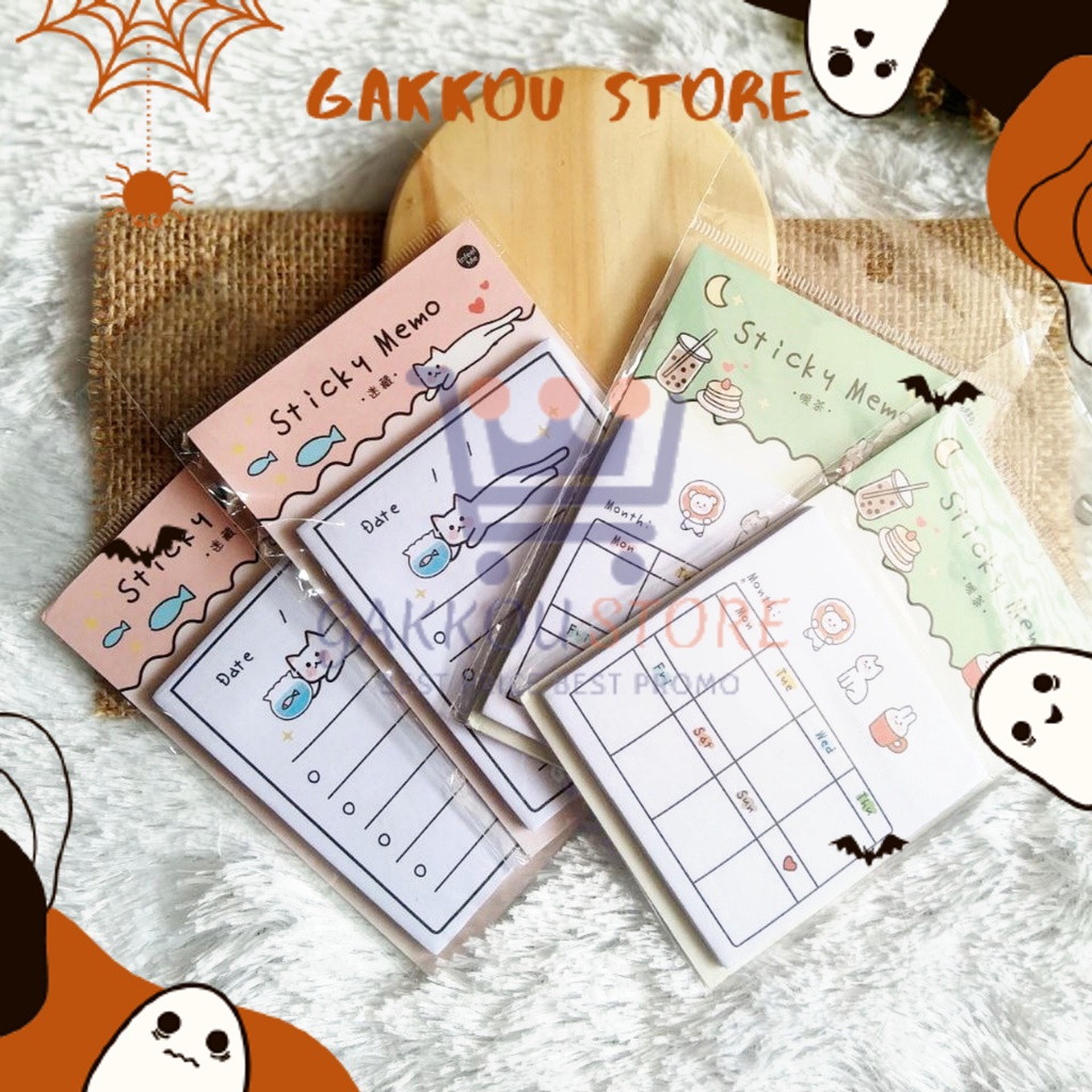 Jual Memo To Do List Sticky Stick Note Notes Catatan Tempel Daily ...
