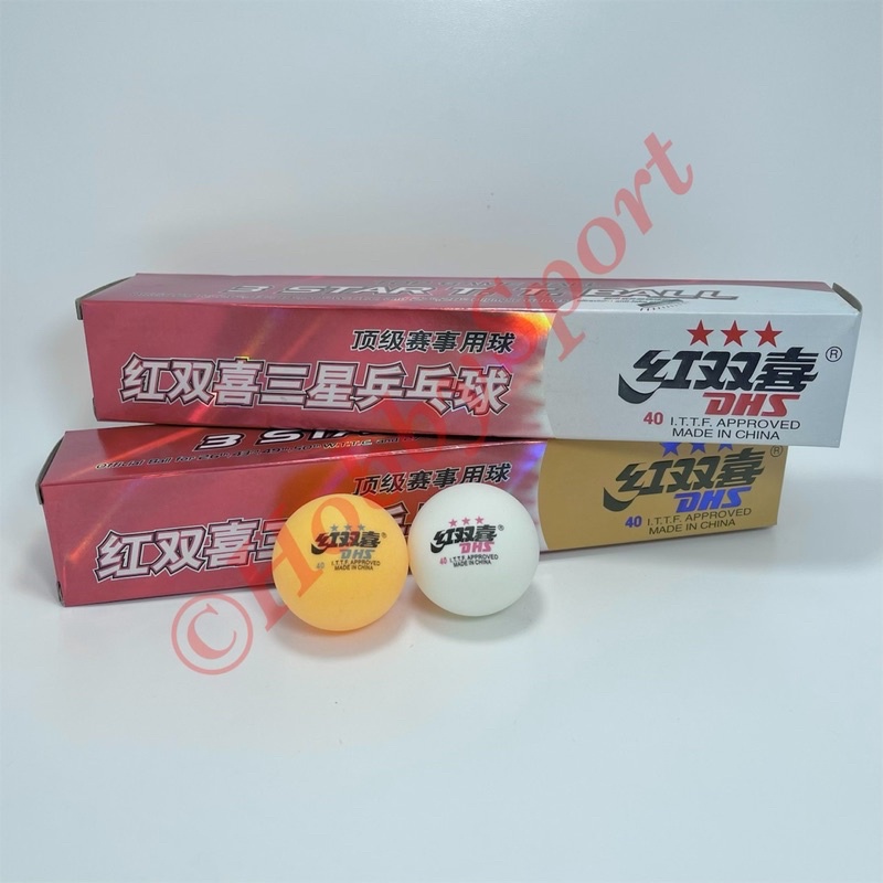 Jual Bola Pingpong DHS 3-Star Isi 6 Tenis Meja Ball Table Tennis Ping Pong | Shopee Indonesia