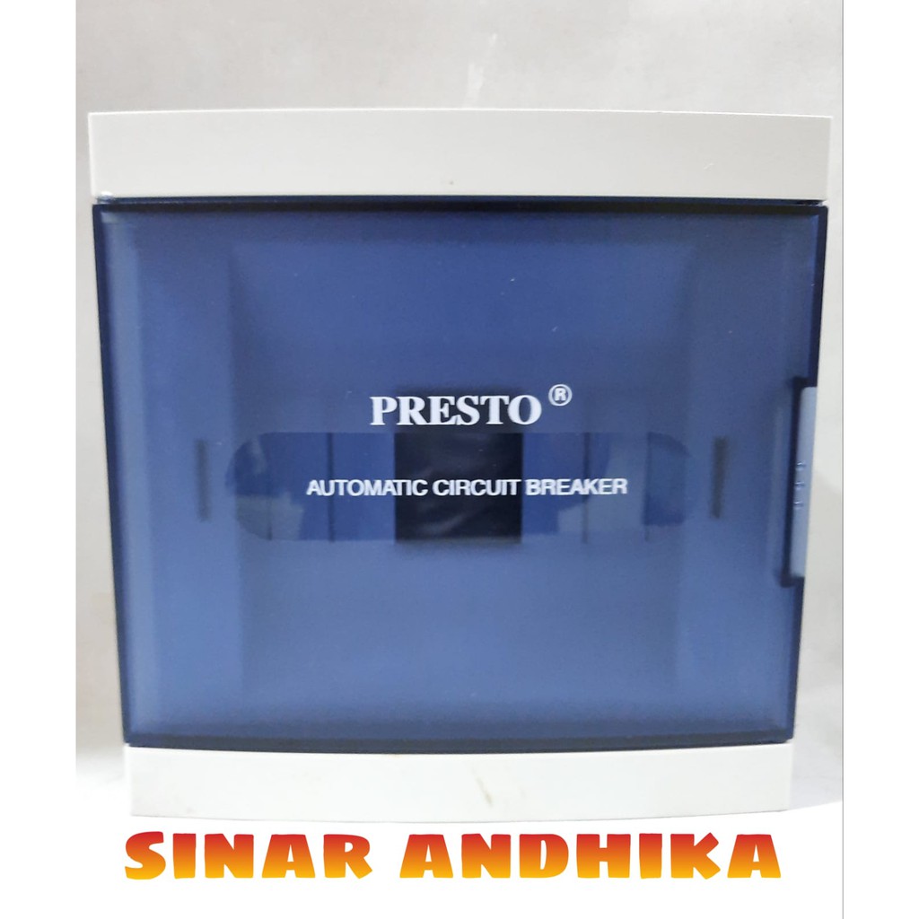 Jual Box Mcb Presto Inbow Dan Outbow 6 Group +Cover 2806/7206&3806 ...