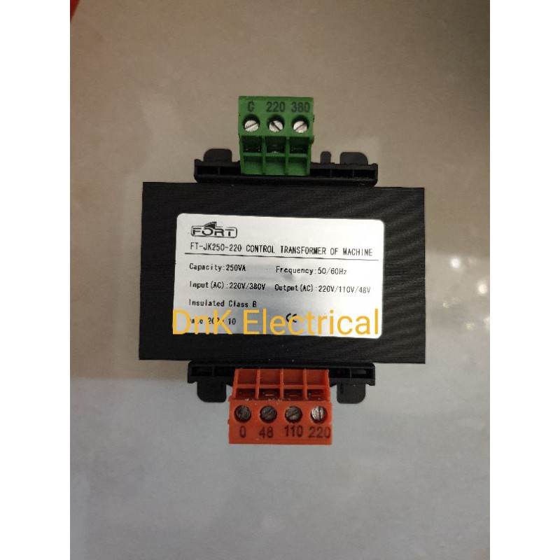 Jual Multi Transformer/Trafo/Travo Step Down 250VA FORT Input 380VAC ...
