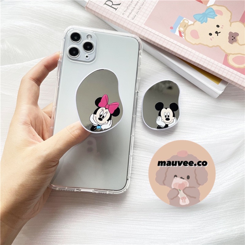 Jual POPSOCKET MIRROR MICKEY MINNIE Aesthetic PHONE GRIP GRIPTOK LUCU ...