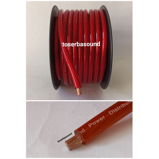Jual Kabel 4 AWG Setrum Power Aki Ground 4awg audio mobil Jual Meteran ...