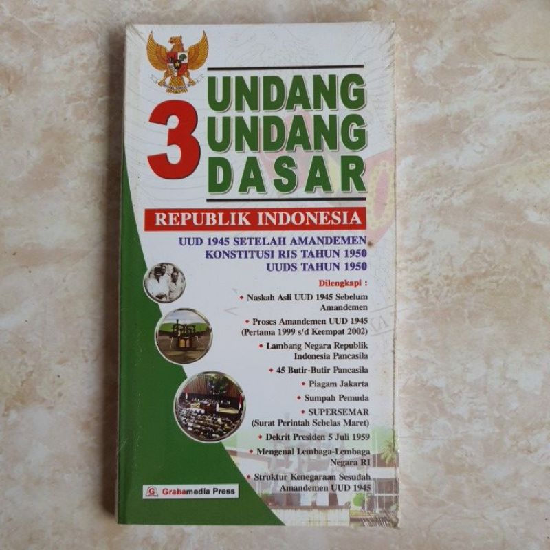 Jual ORIGINAL 3 UNDANG-UNDANG DASAR RI UUD 1945 SETELAH AMANDEMEN ...